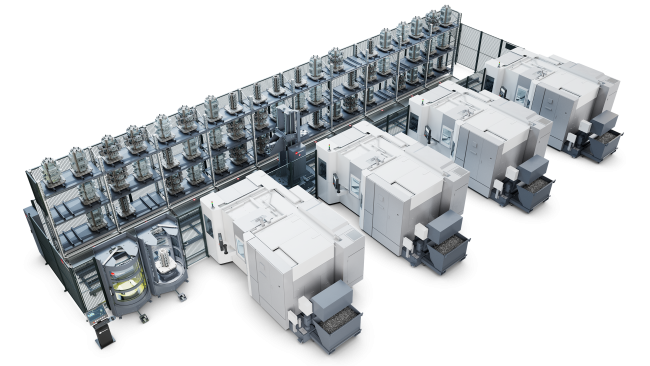 Flexible Pallet System (FPS) for 4 and 5 Axis Milling Machine Tools