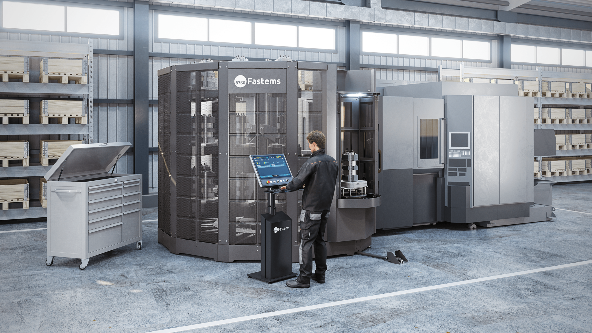 Fastems | Flexible Pallet Tower (FPT) for Milling Machines